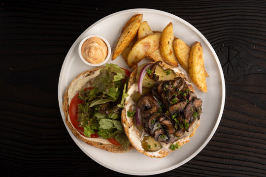 Veggie Burger – The Duncan Garage Cafe & Bakery
